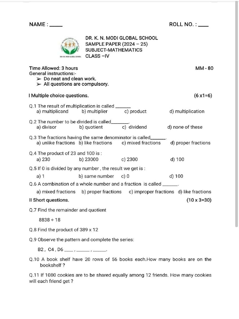 class_IV_sample_paper[1] | PDF