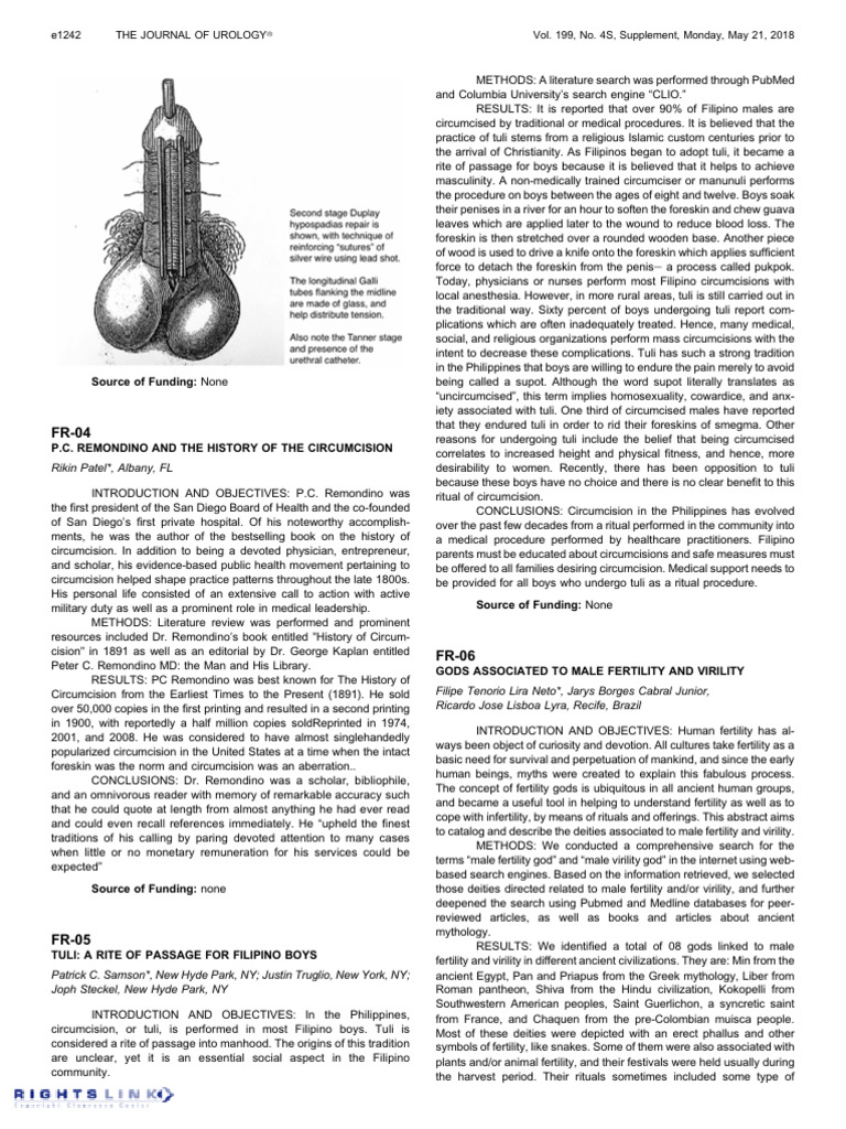 Samson Et Al 2018 FR 05 Tuli A Rite of Passage For Filipino Boys | PDF ...