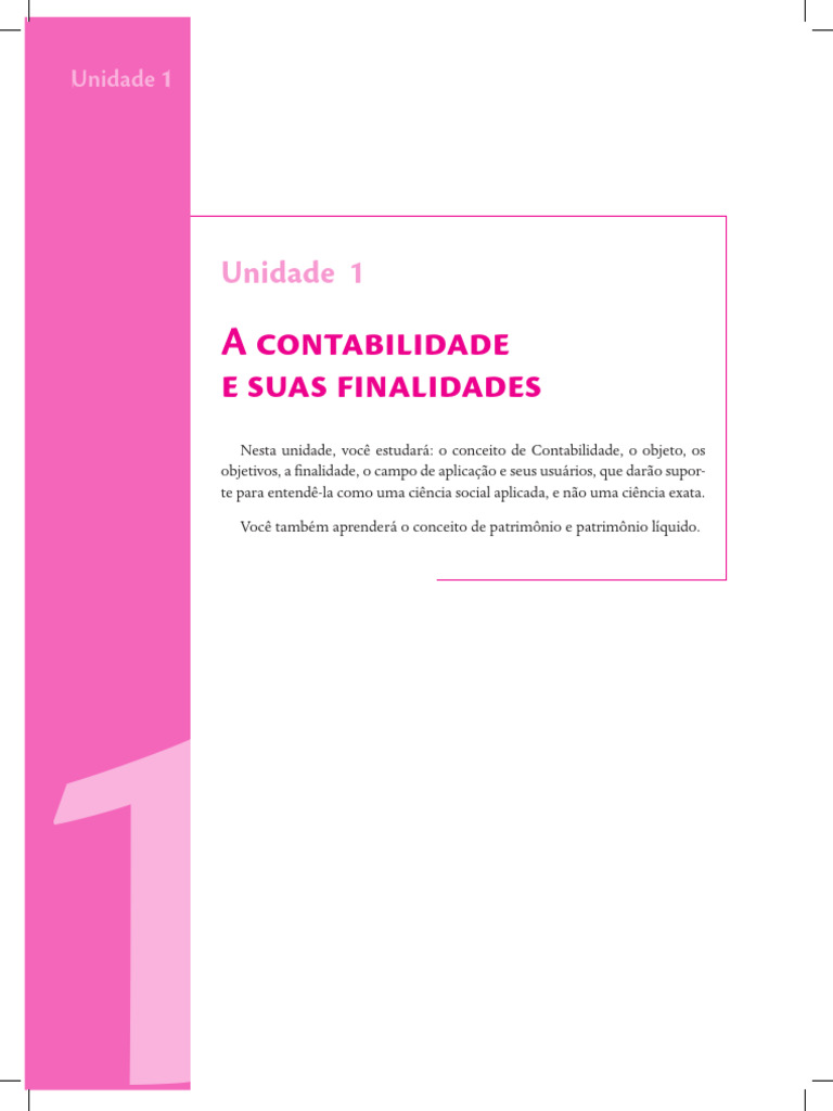 Contabilidade: Conceitos e Finalidades | PDF | Contabilidade ...