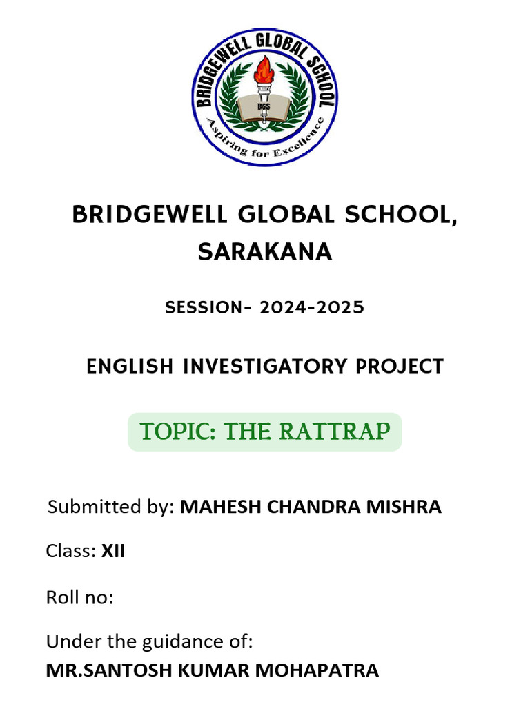 Cover Page For English Project - 20241015 - 123409 - 0000-Merge | PDF