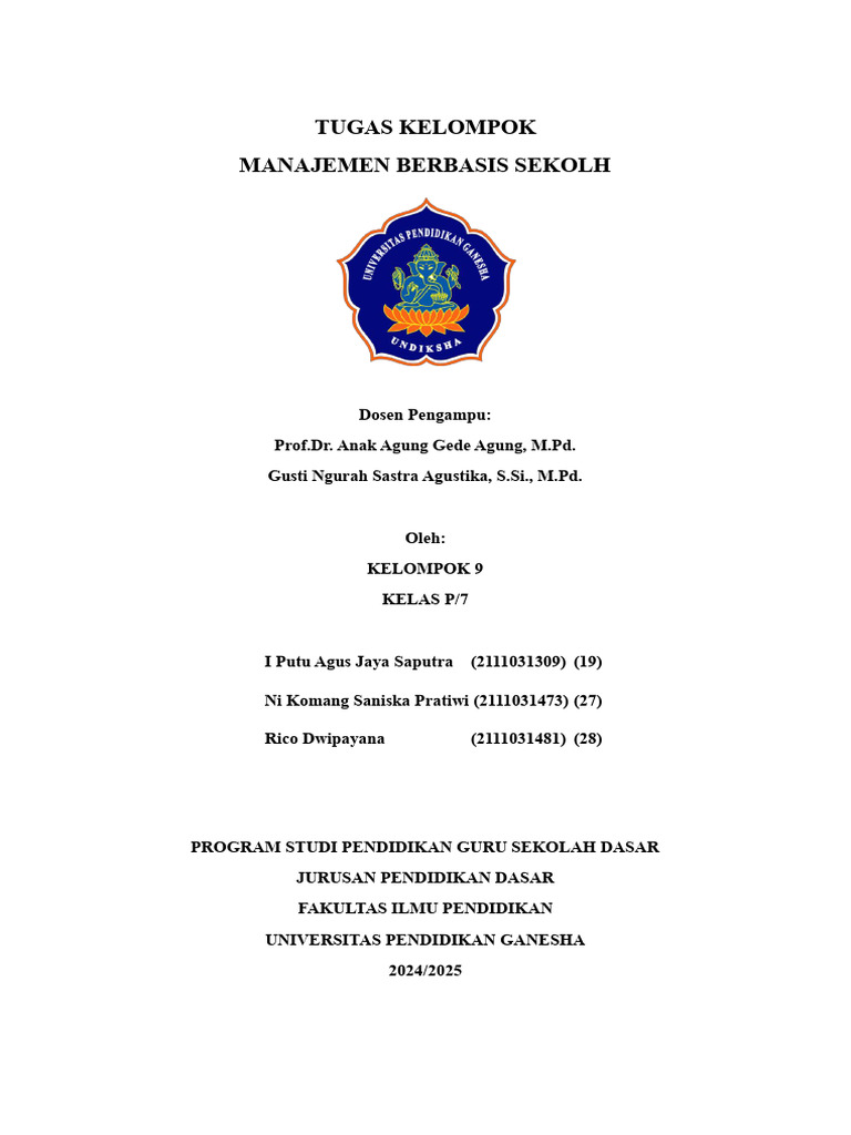 Kelompok 2 - Tugas Kelompok MBS 2 | PDF