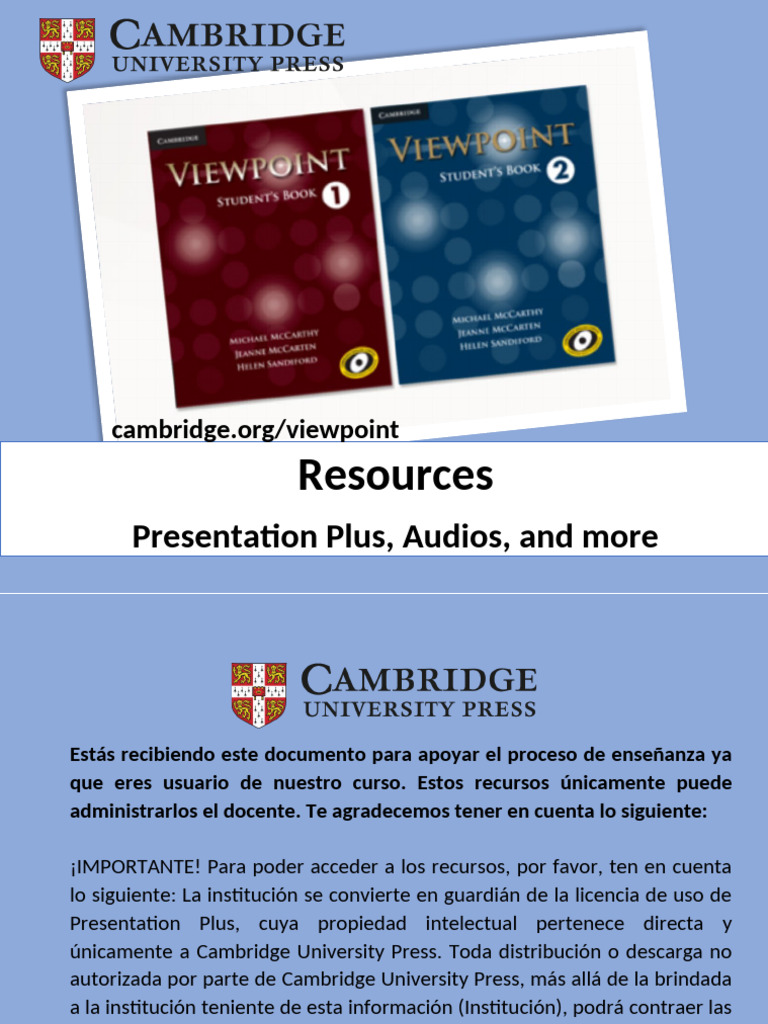 Viewpoint Course Resources Guide | PDF | Computing