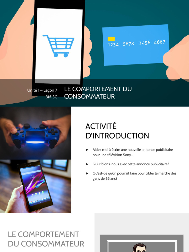 1.7 - Le Comportement Du Consommateur | PDF | Consommateurs | Publicité