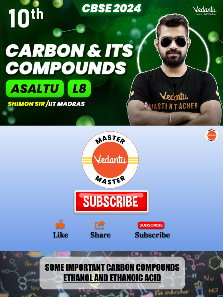 Ethanol and Ethanoic Acid Overview | PDF | Ethanol | Ester