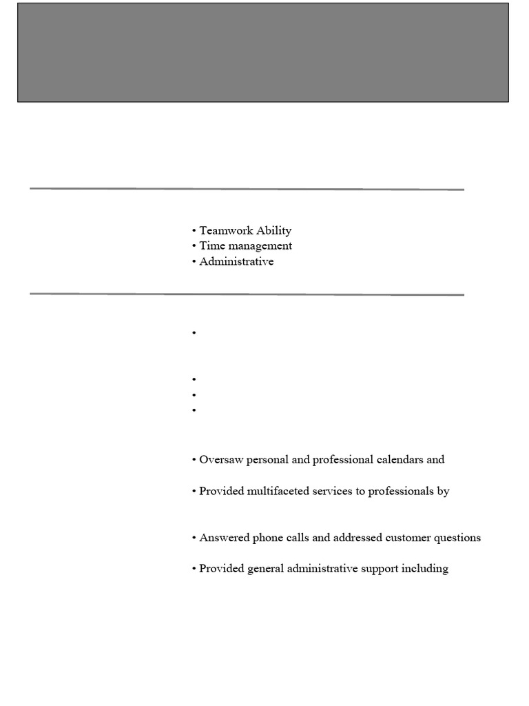 CV Format | PDF