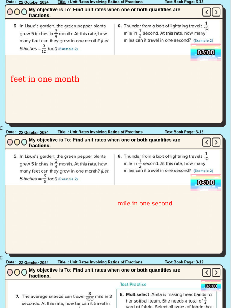 Unit-1 Lesson-1-2 | PDF | Ratio | Books