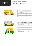 Tabel Nominal Cu Elevii Clasei A XII-A | PDF