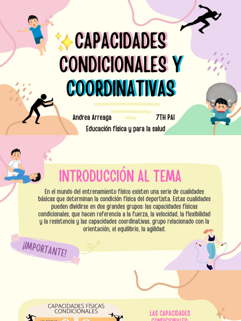 Capacidades Condicionales y Coordinativas PDF | PDF | Flexibilidad ...