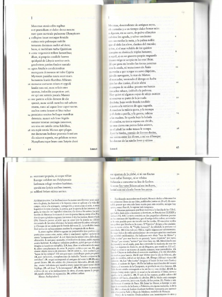 Odas - Horacio | PDF