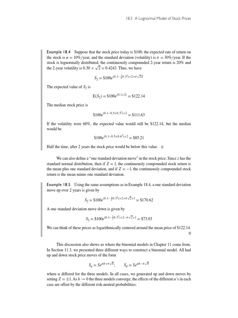 Lognormal Pricing Iii Pdf Standard Deviation Variance
