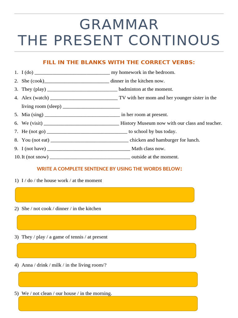 The Present Continous CLT Communicative Language Teaching Resources Deba - 139106 | PDF