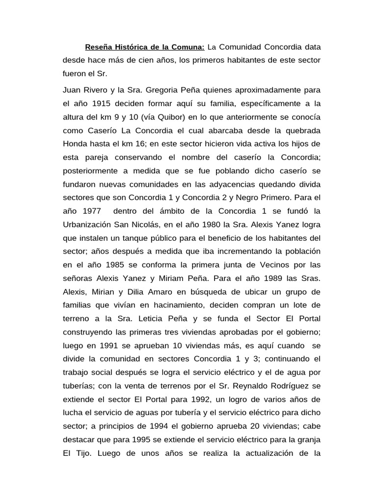 Reseña Histórica de La Comuna | PDF | Hugo Chavez