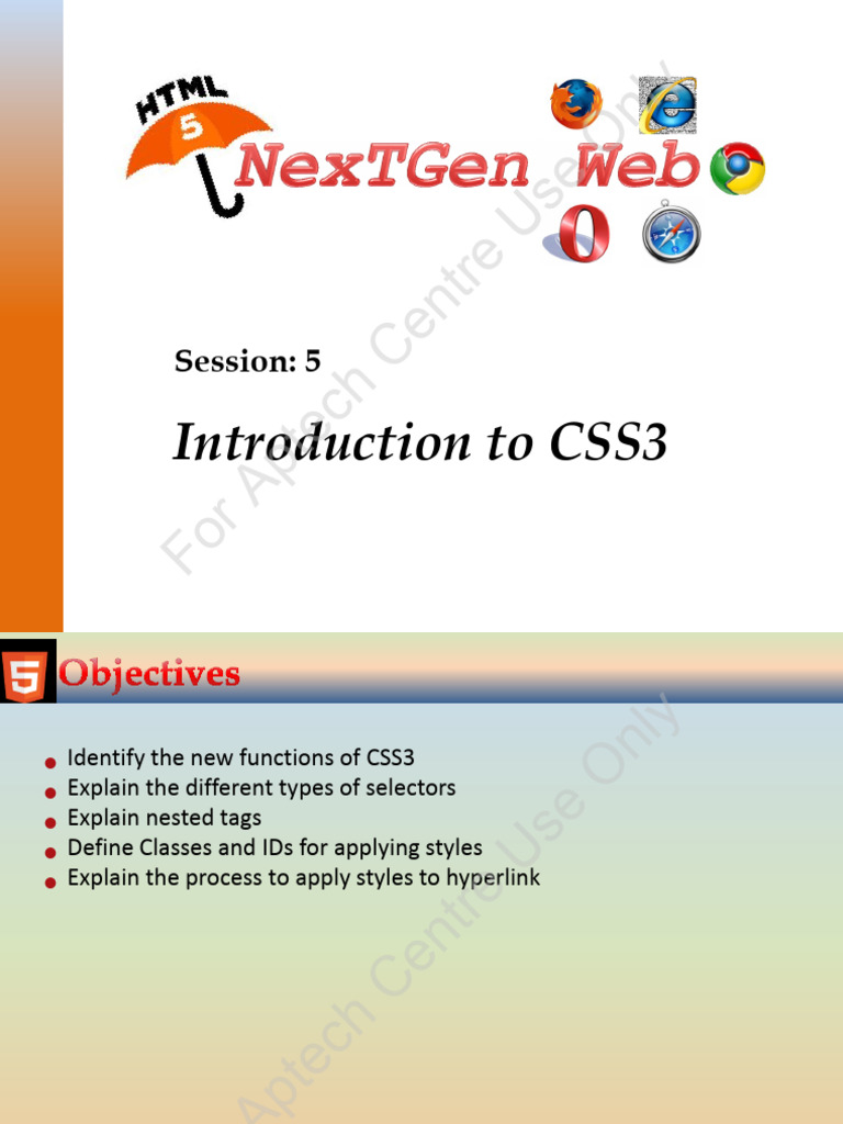 HTML5 XP Session 5 Done | PDF | Html | Html Element