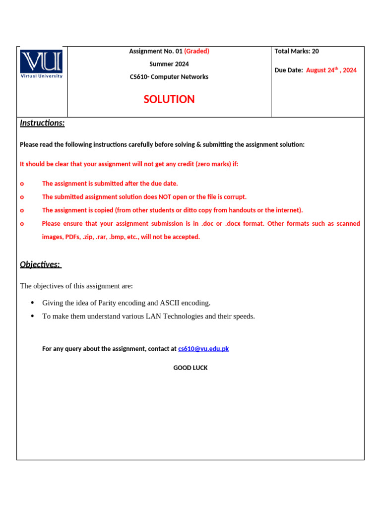 Summer 2024 - CS610 Solution | PDF | Ascii | Code