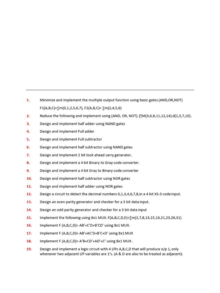 Digital Electronics Assessment II Guide | PDF | Electronic Circuits | Bit