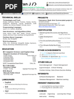 Jake's Resume - Overleaf, Online LaTeX Editor | PDF | Postgre Sql | Résumé