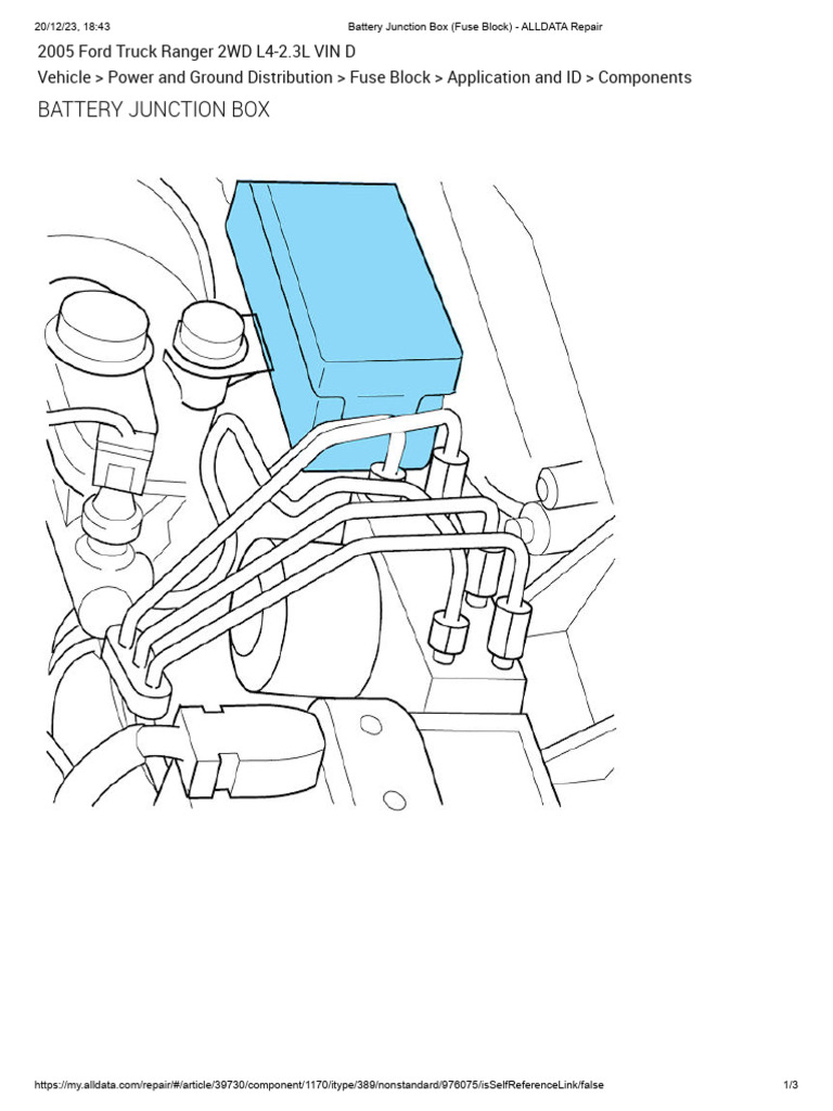 Battery Junction Box (Fuse Block) | PDF