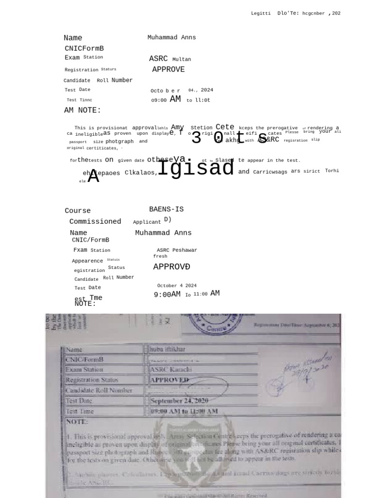 Registration Slip | PDF