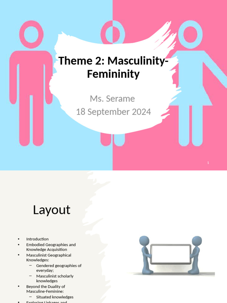 Theme 2 Masculinity Femininity | PDF | Feminism | Gender Studies