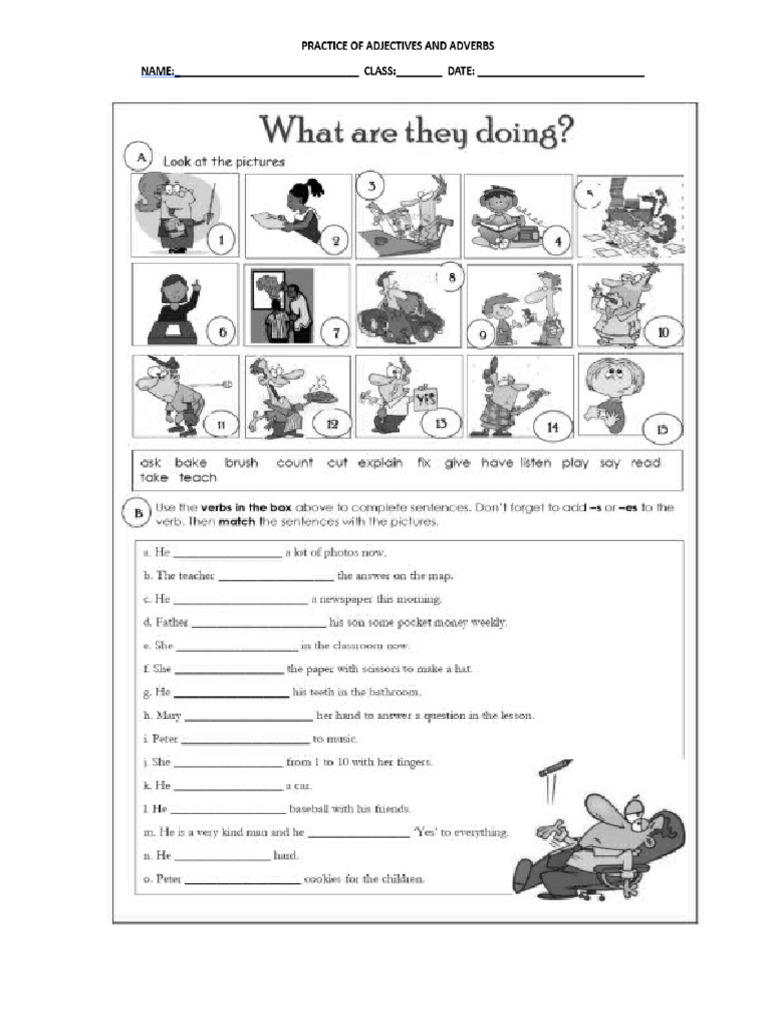 Present Continuous | PDF