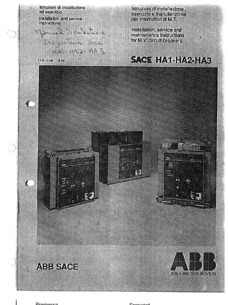 Disjoncteur ABB HA1 HA2 HA3 | PDF