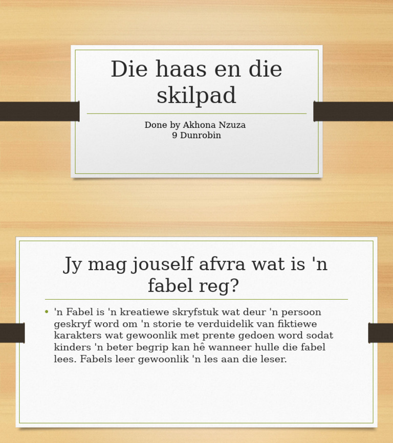 Die Haas en Die Skilpad | PDF