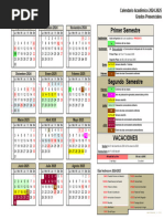 Calendario Escolar UAEM 2025-2026 | PDF