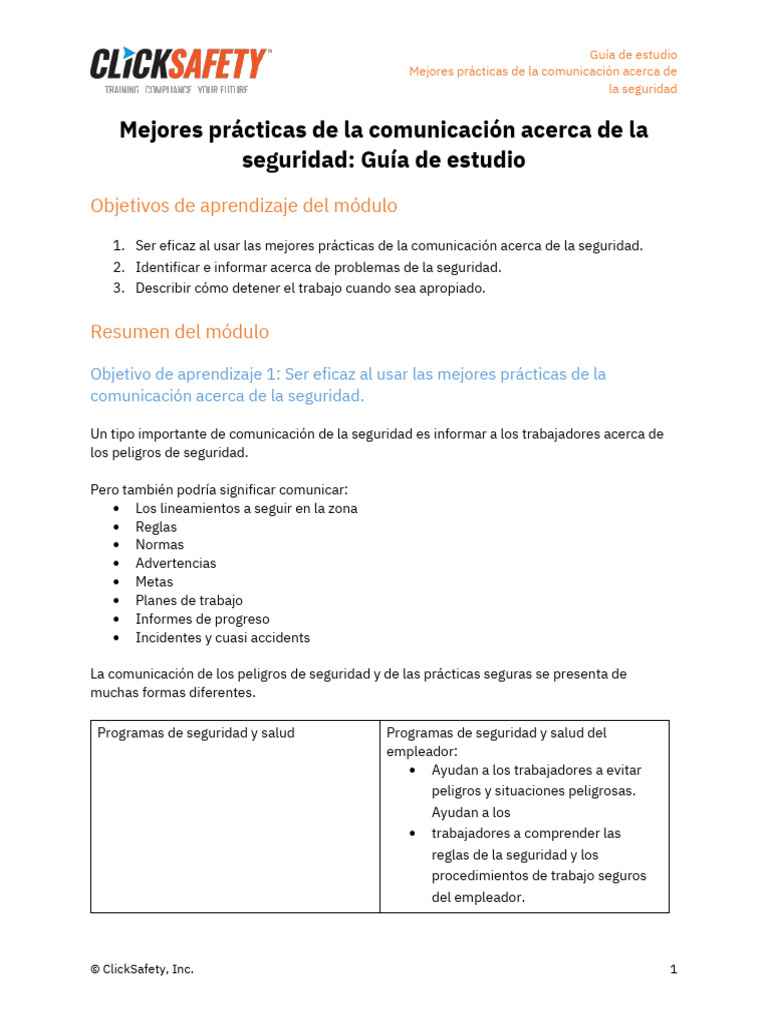 OSHA-10-Construction-Module-14-Study-Guide | PDF | Administración de ...