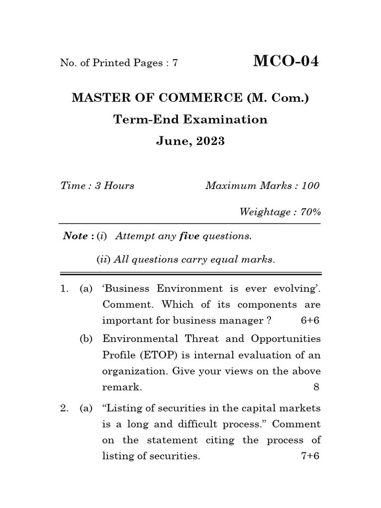 Mco 04 | PDF | Economies