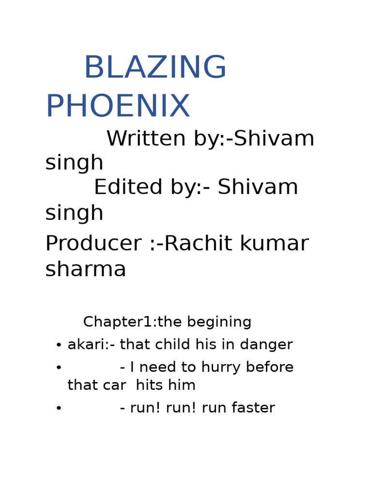 Blazing Phoenix | PDF
