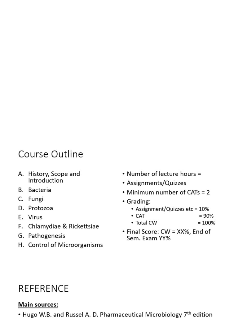 Lect 1 Pharm Micro Intro 14 2022 | PDF | Microbiology | Microorganism