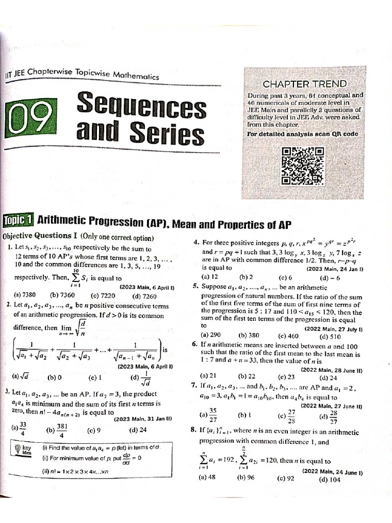 Sequence and Series Questions | PDF