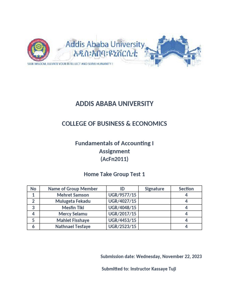 Accounting Assignment 2 | PDF | Expense | Banks