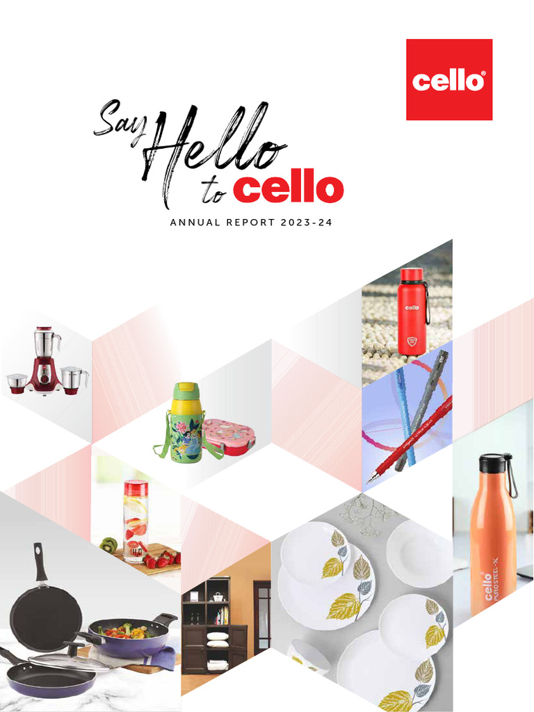 Cello Annual Report 2023 24 | PDF | Brand | Pen