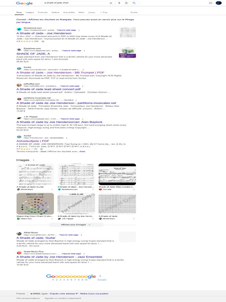 A Shade of Jade Chart - Recherche Google | PDF | Performing Arts ...