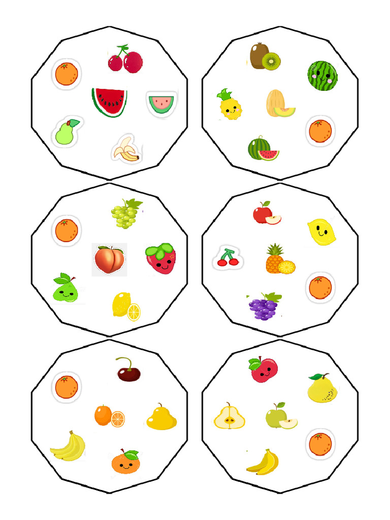 Dobble fruits | PDF