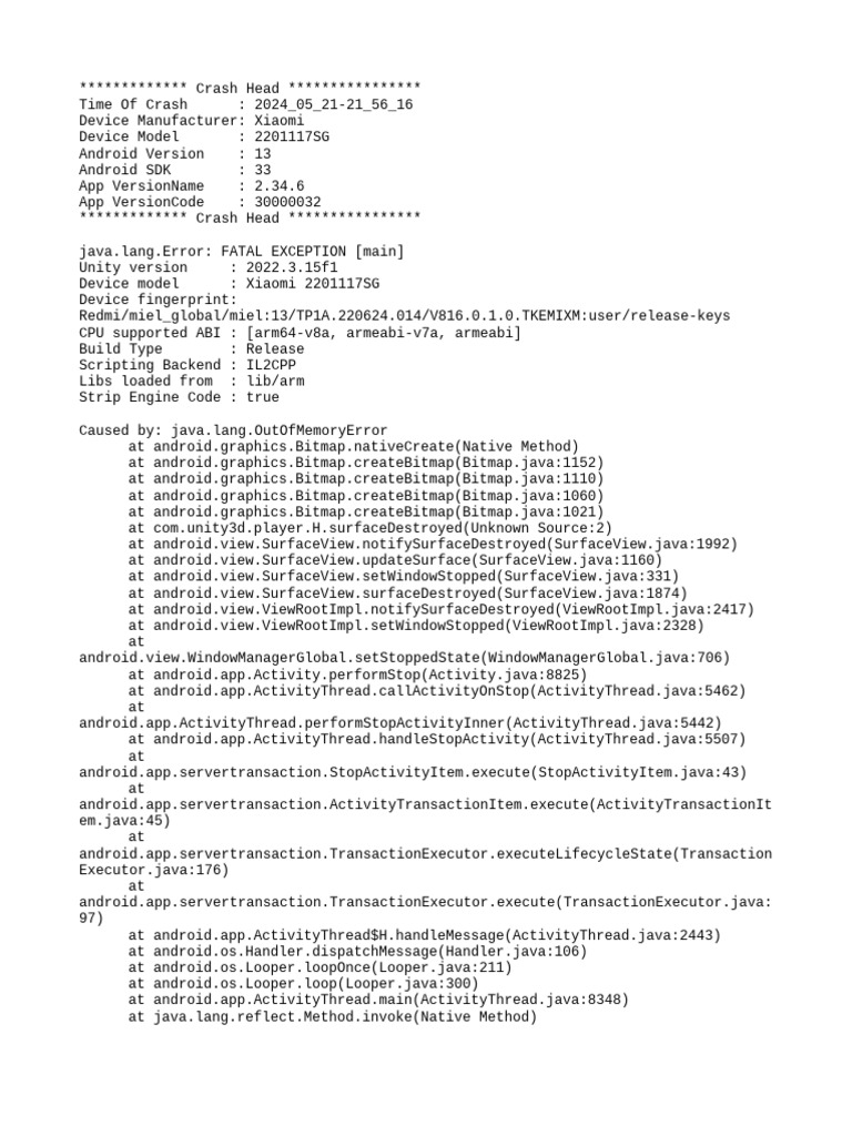 Mod Menu Crash 2024 05 21-21 56 16 | PDF | Java (Programming Language ...