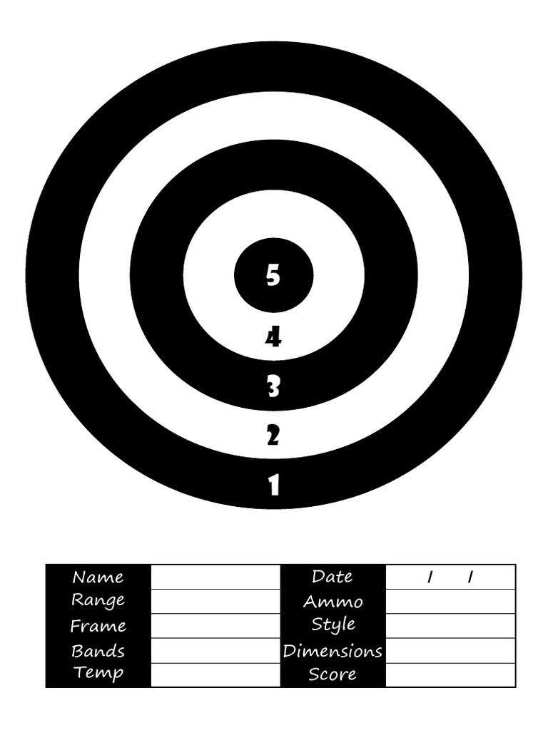 Bullseye Target | PDF