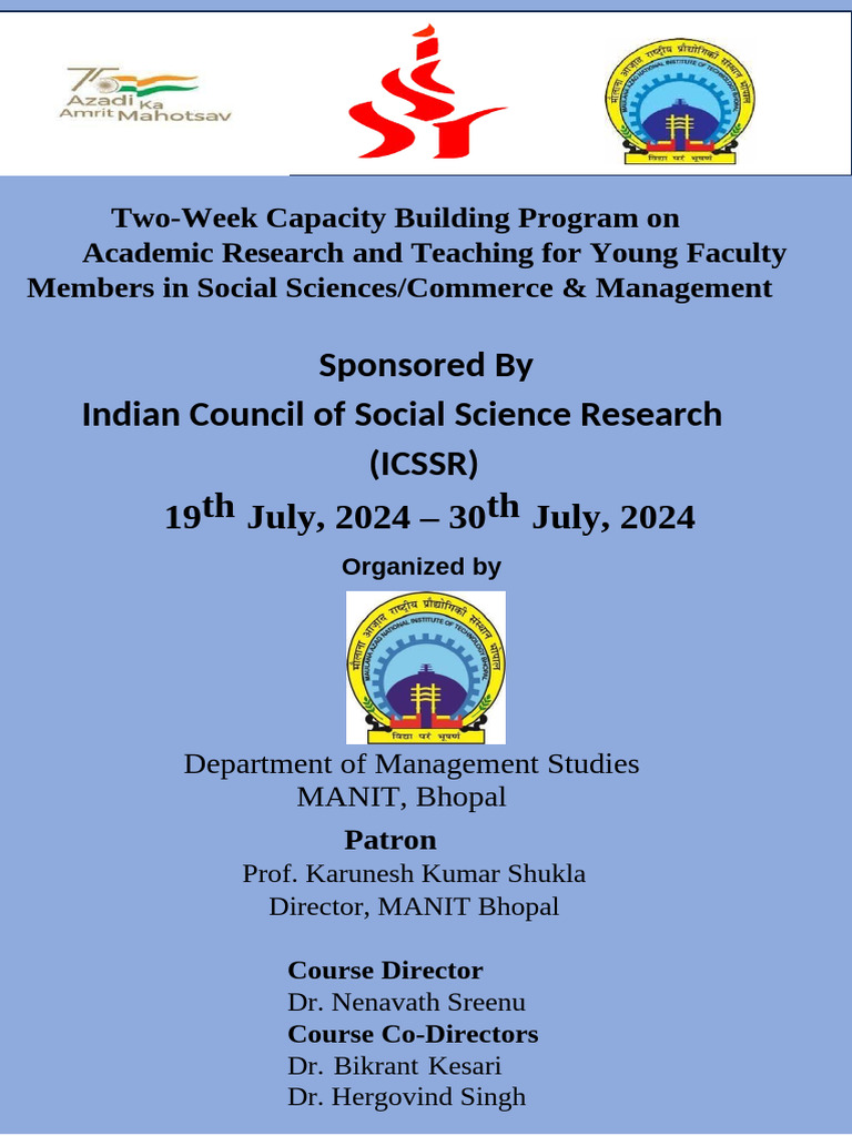 FDP Brochure Updated - 18-4-2024 | PDF | Science