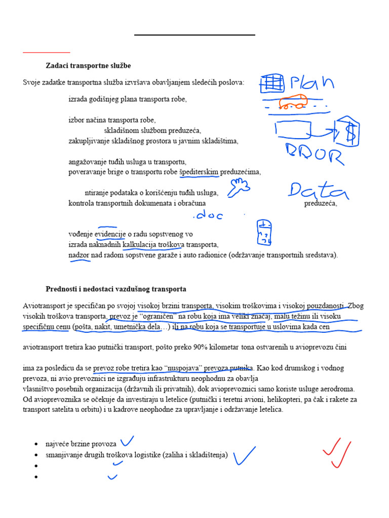 LOGISTIKA II Kolokvijum | PDF