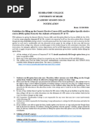 GE Course Guidelines for DU 2025-2026 | PDF | Bachelor's Degree ...