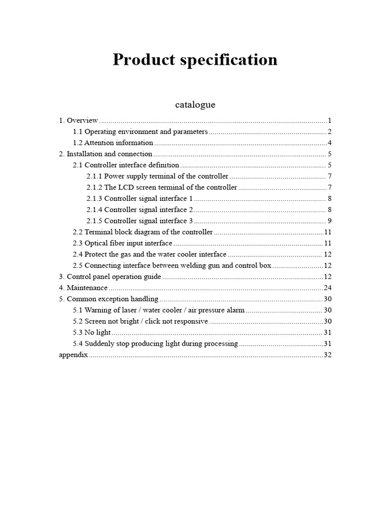 SUP 23T Operational Manual-Aogeo Laser (2024-10-19 02 - 10 - 25) | PDF ...