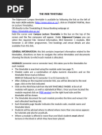 Accessing CELCAT Timetables at Welkom | PDF