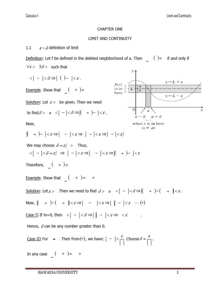 C-1 Limit and Continuity | PDF | Continuous Function | Function (Mathematics)