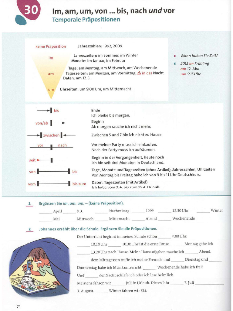 Temporale Präpositionen | PDF