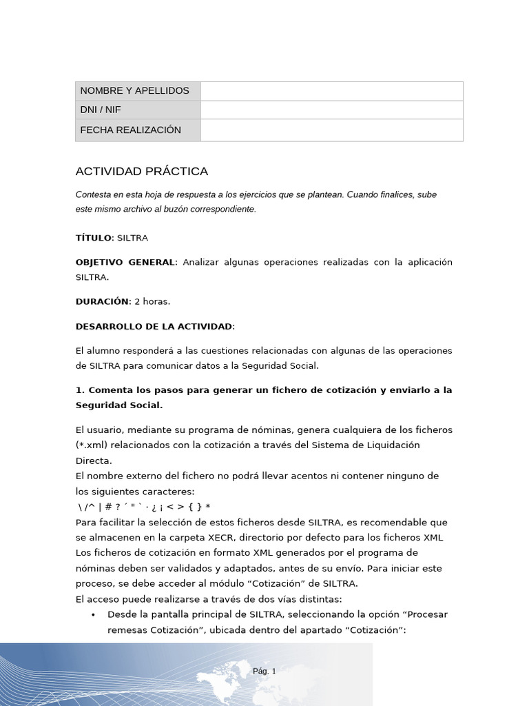 Soporte para SILTRA: Guía de Uso | PDF | Archivo de computadora ...