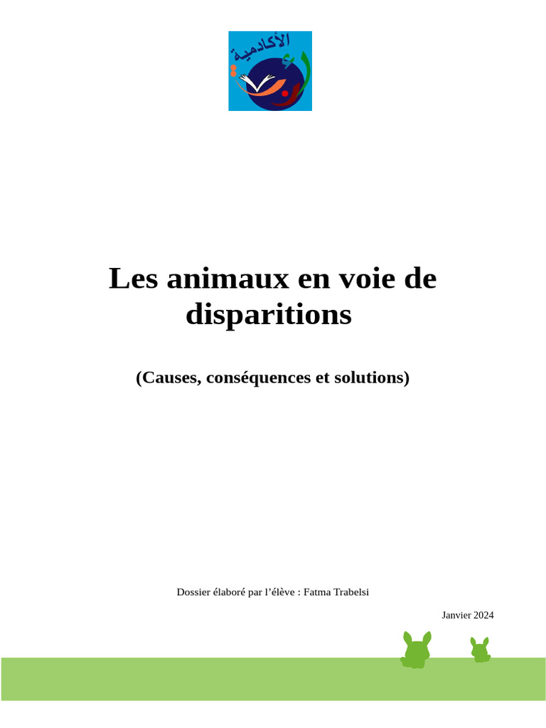 Animaux en voie de disparition : enjeux et solutions | PDF | Ours blanc ...