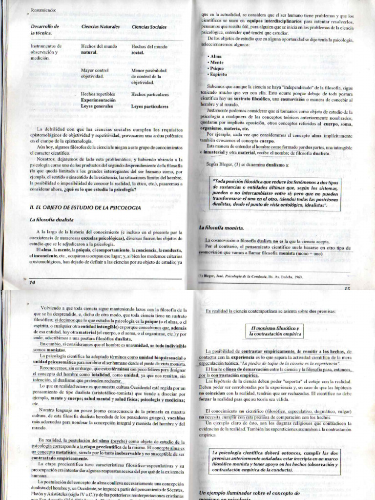 Fundamentos de Psicología - Capitulo 2 - Allidiere Ferrari | PDF