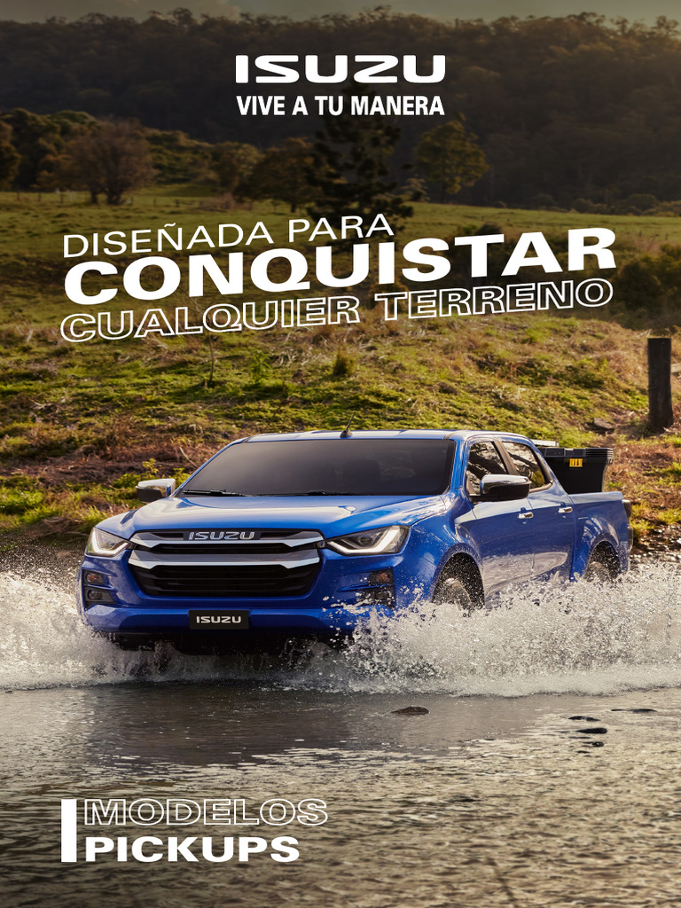 ISUZU - 24 - AGO - 024 - FICHA TECNICA - DIGITAL (2) - Editado | PDF | Tracción en las cuatro ...