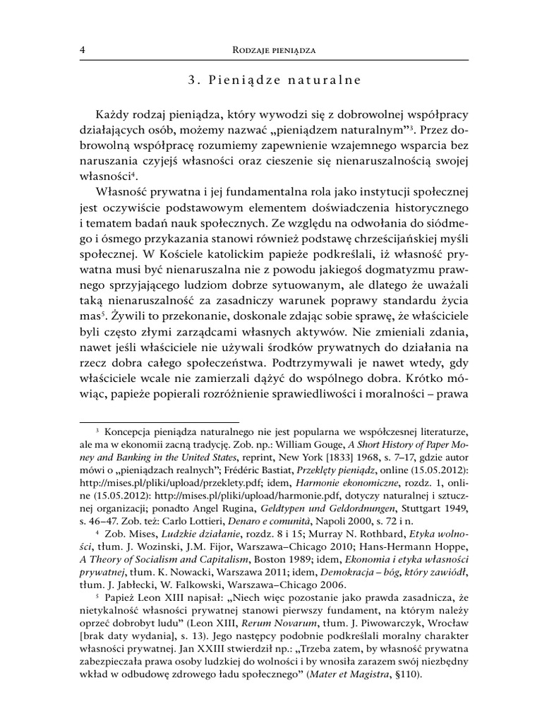 Podstawy Teorii Pieniądza | PDF